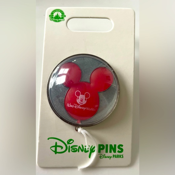 Disney | Accessories | Disney Red Balloon Pin New Mickey Shaped Balloon ...